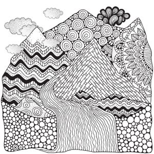 Africa Coloring Book for Adults Zentangle Coloring Book Beautiful ...