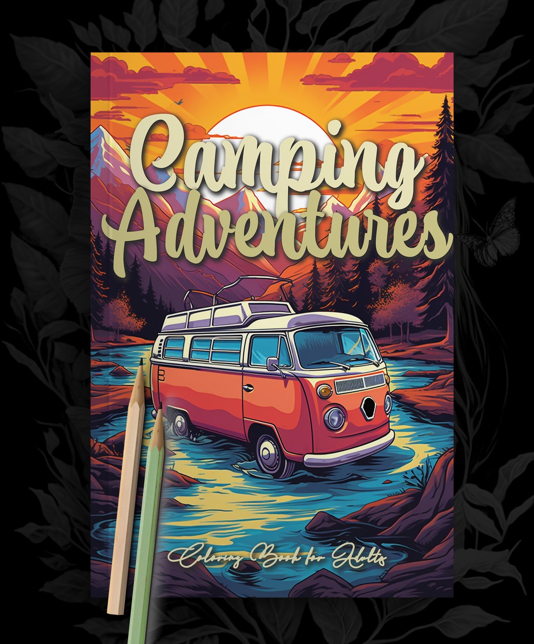 Camping Adventures Camping Coloring Book for Adults Camping Coloring ...