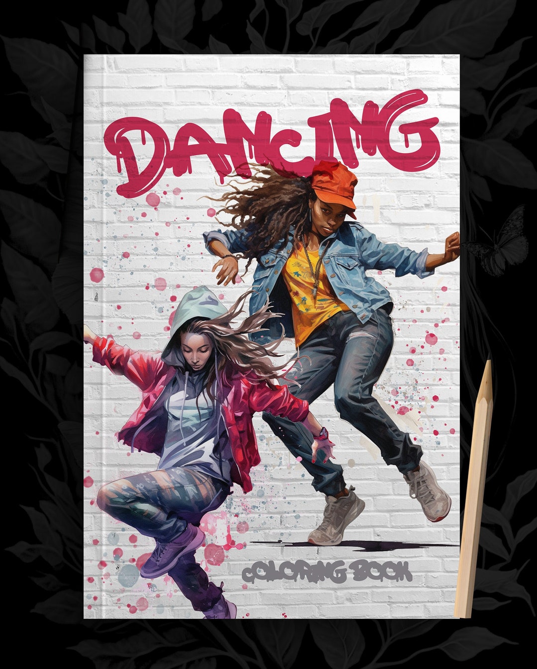 Dancing Coloring Book for Adults & Teenagers Dance Coloring Book ...