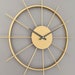 48 Inch Special Edition Metal Large Wall Clock, Rustic Oversized Wall ...