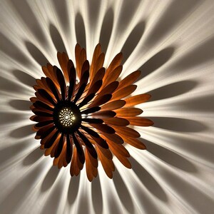 Wooden Pendant Light for Meditation Room, Meditation Lights, Meditation ...