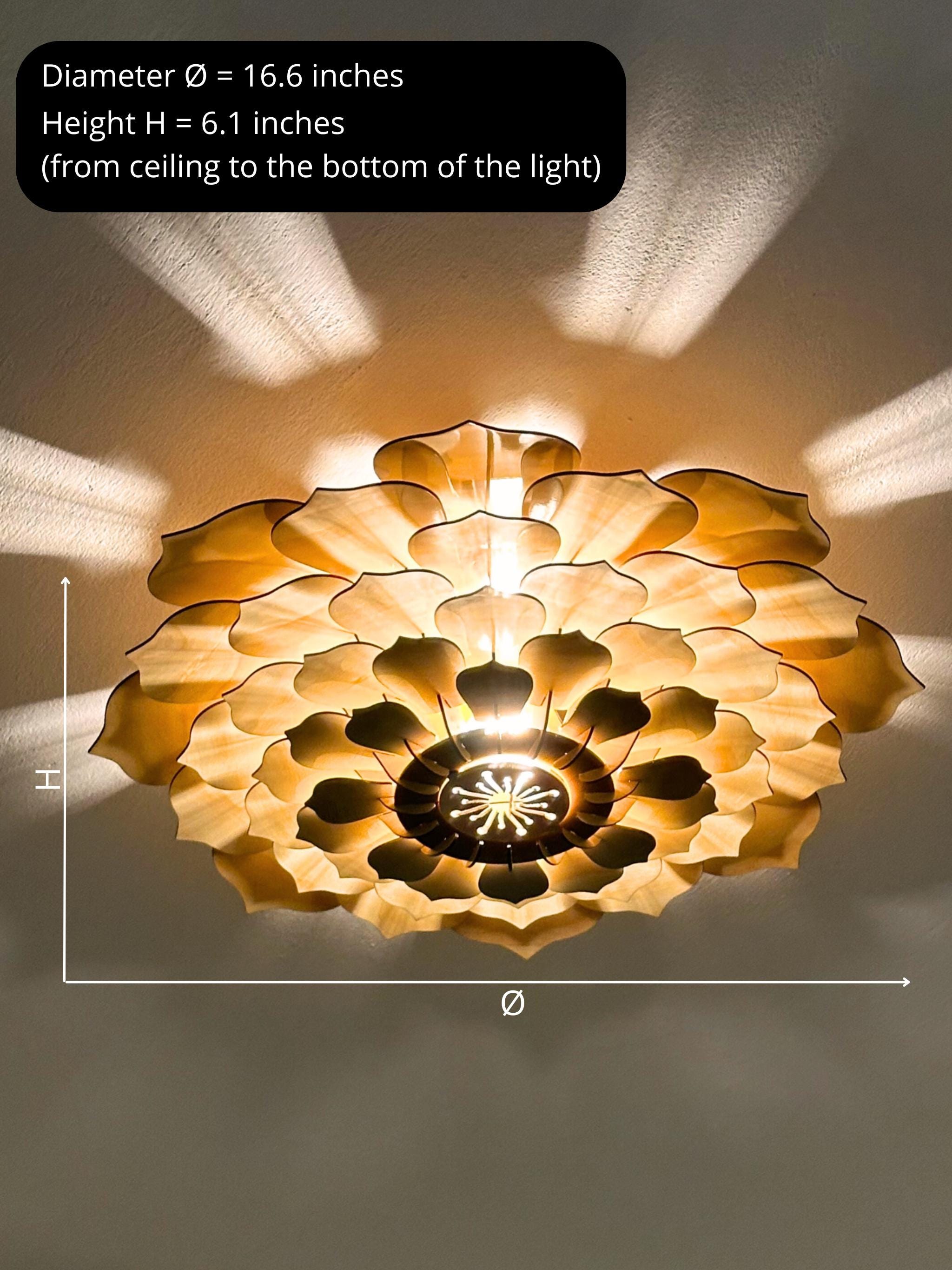 Semi Flush Mount Ceiling Light, Ceiling Light Fixture Flush Mount ...