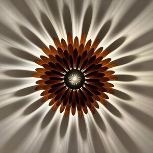 Wooden Pendant Light for Meditation Room, Meditation Lights, Meditation ...