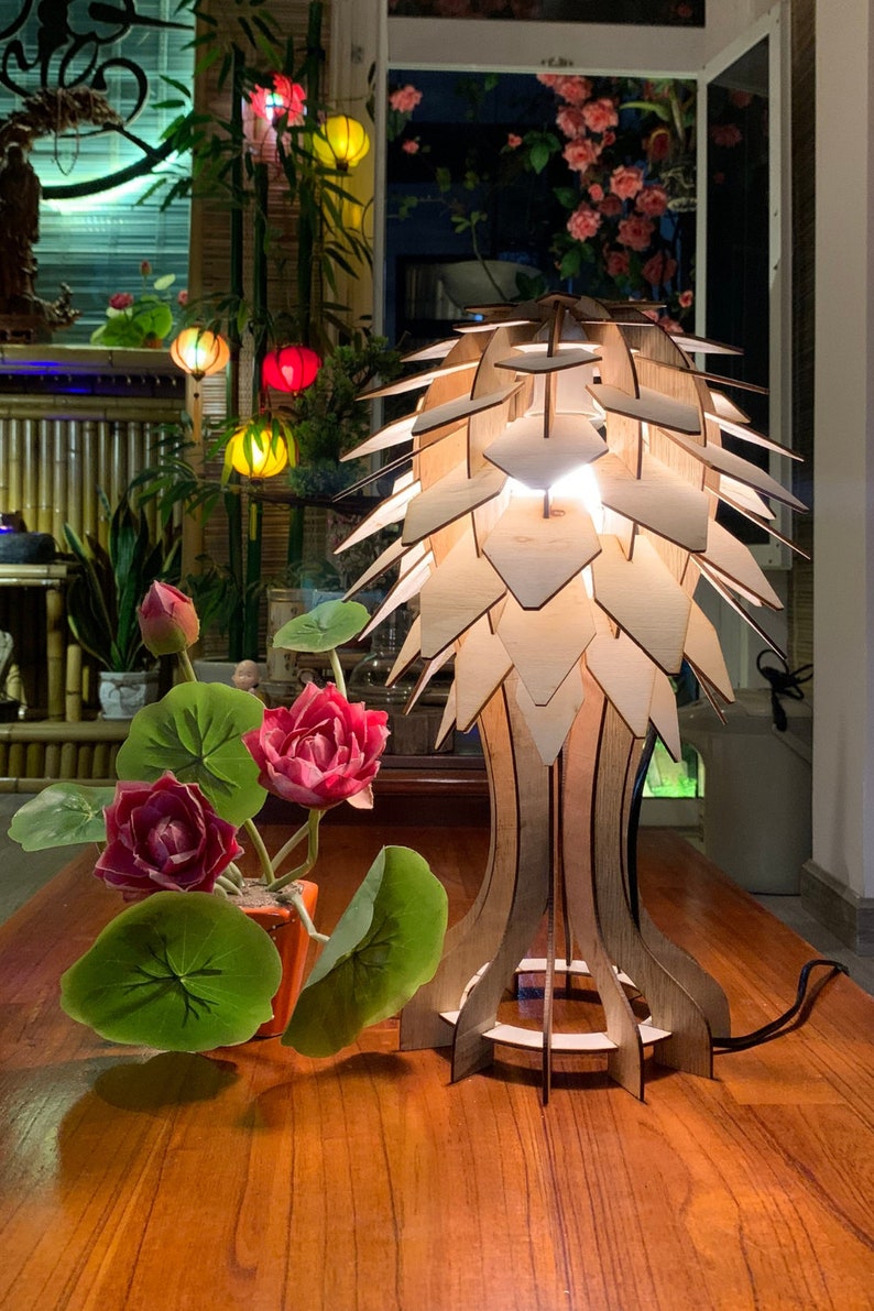 Nightstand Lamps Retro Desk Lamp Rustic Table Lamps - Etsy