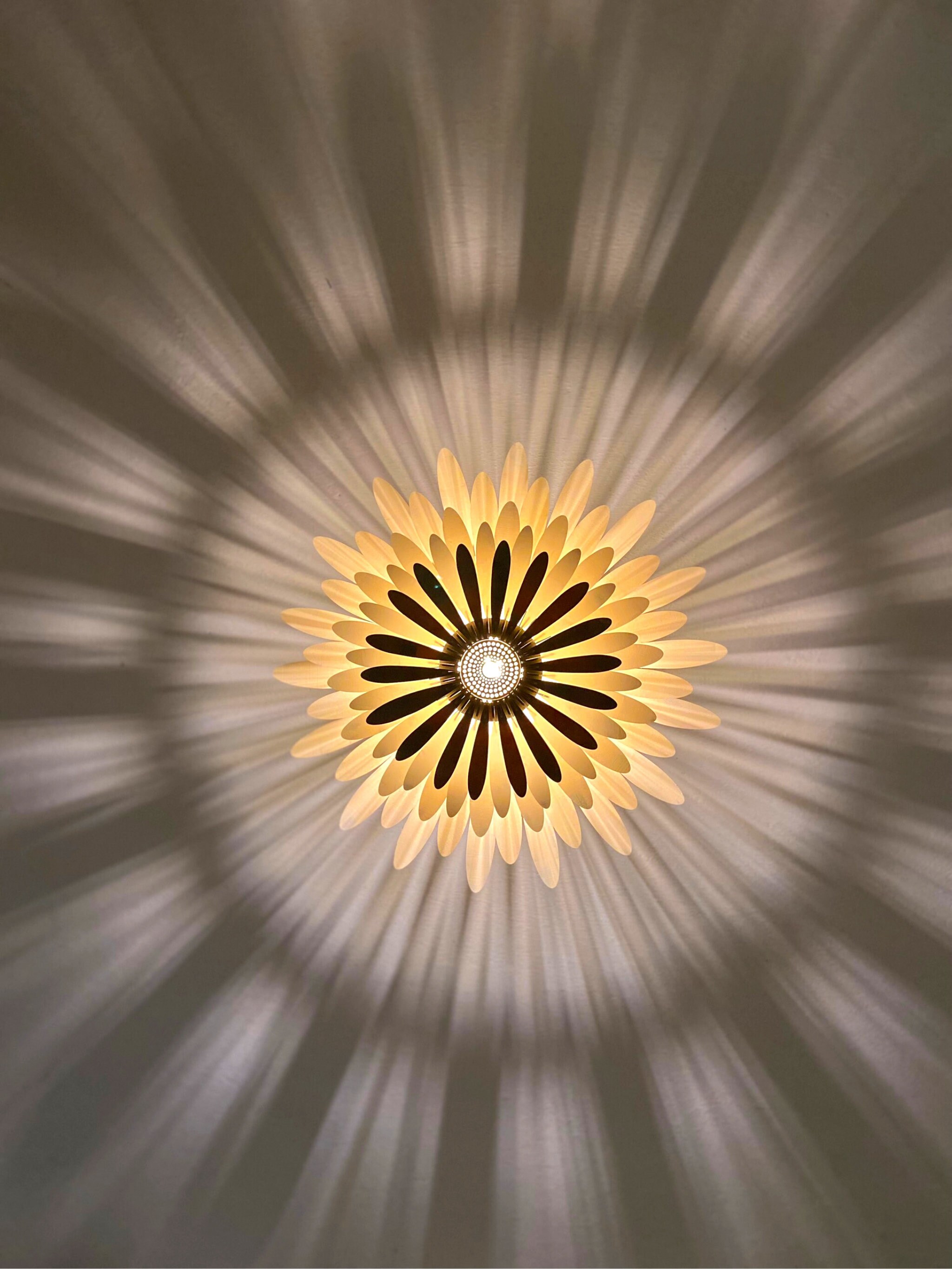 Wood Flower Ceiling Light DAISY Pendant Light Fixture Wood - Etsy Canada