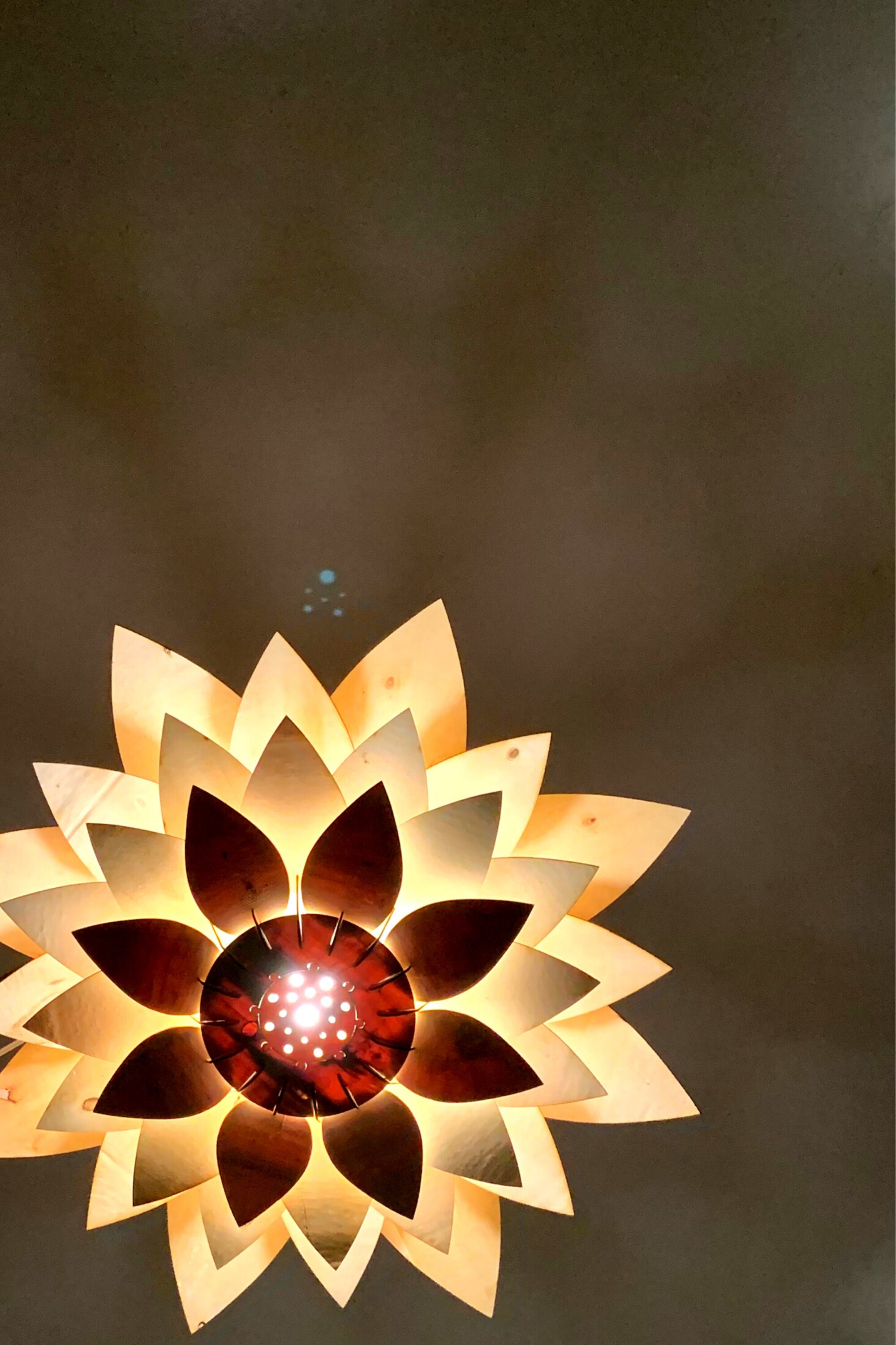 Wood Ceiling Light Fixture Lotus Flower Pendant Light | Etsy