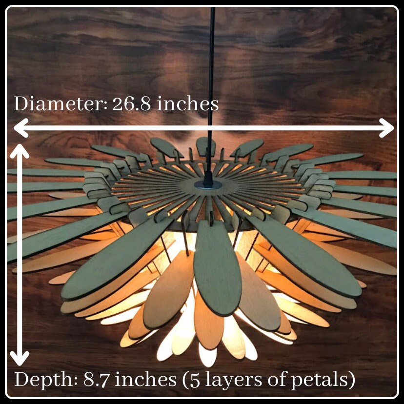 Daisy Flower Ceiling Light
