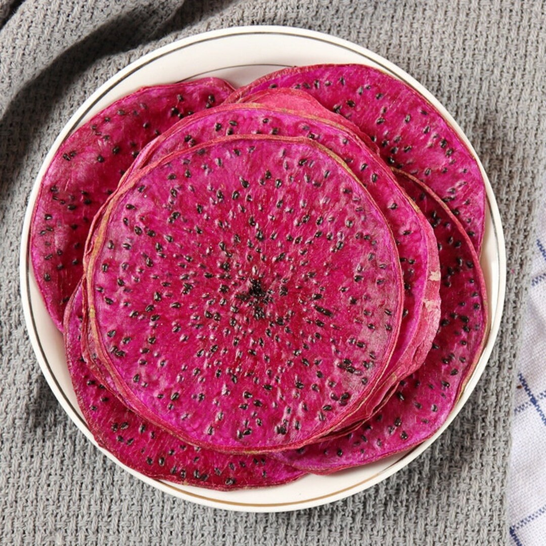 Recommend Organic Dried Red Pitaya Slices, Dragon Fruit Slices, Pitaya ...