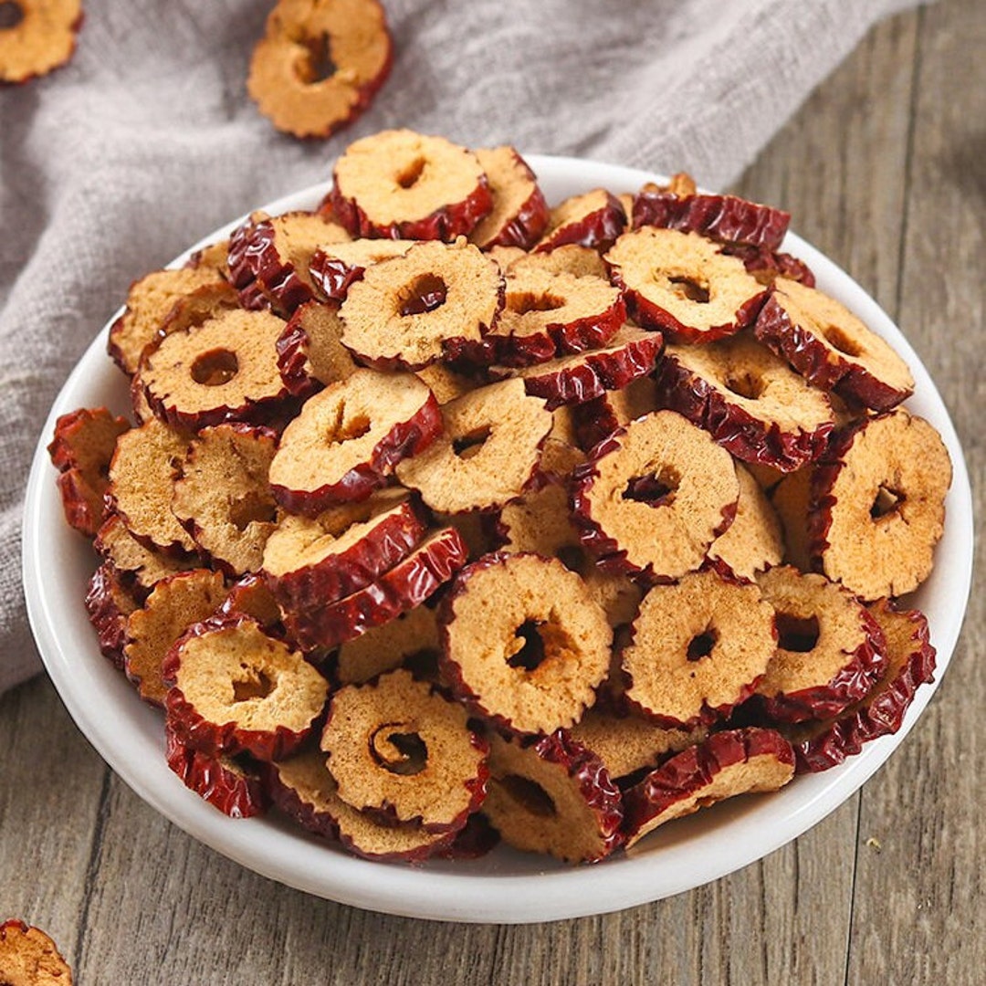 Organic Dried Red Dates Slice, Jujube Tea, Zizyphus Jujuba, Red Date ...