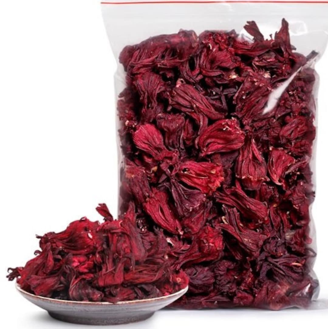 Organic Dried Roselle Tea, Roselle Hibiscus Flowers - Etsy