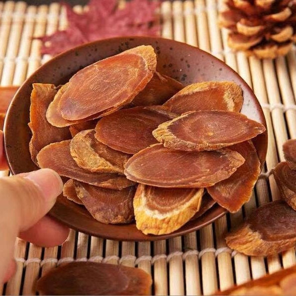 Organic 8 Years Top Quality Big Red Ginseng Roots Slice Red Panax ...