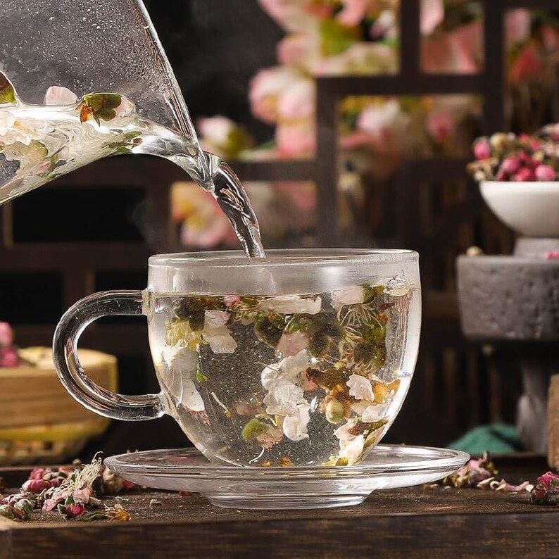 Organic Dried Peach Blossom Flower Bud Tea Peach Blossom High Quality ...