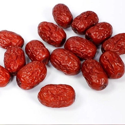 Organic Dried Red Dates, Red Jujube Dates, Zizyphus Jujuba, Red Date ...