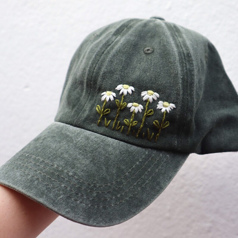 Flower Baseball Cap - Etsy