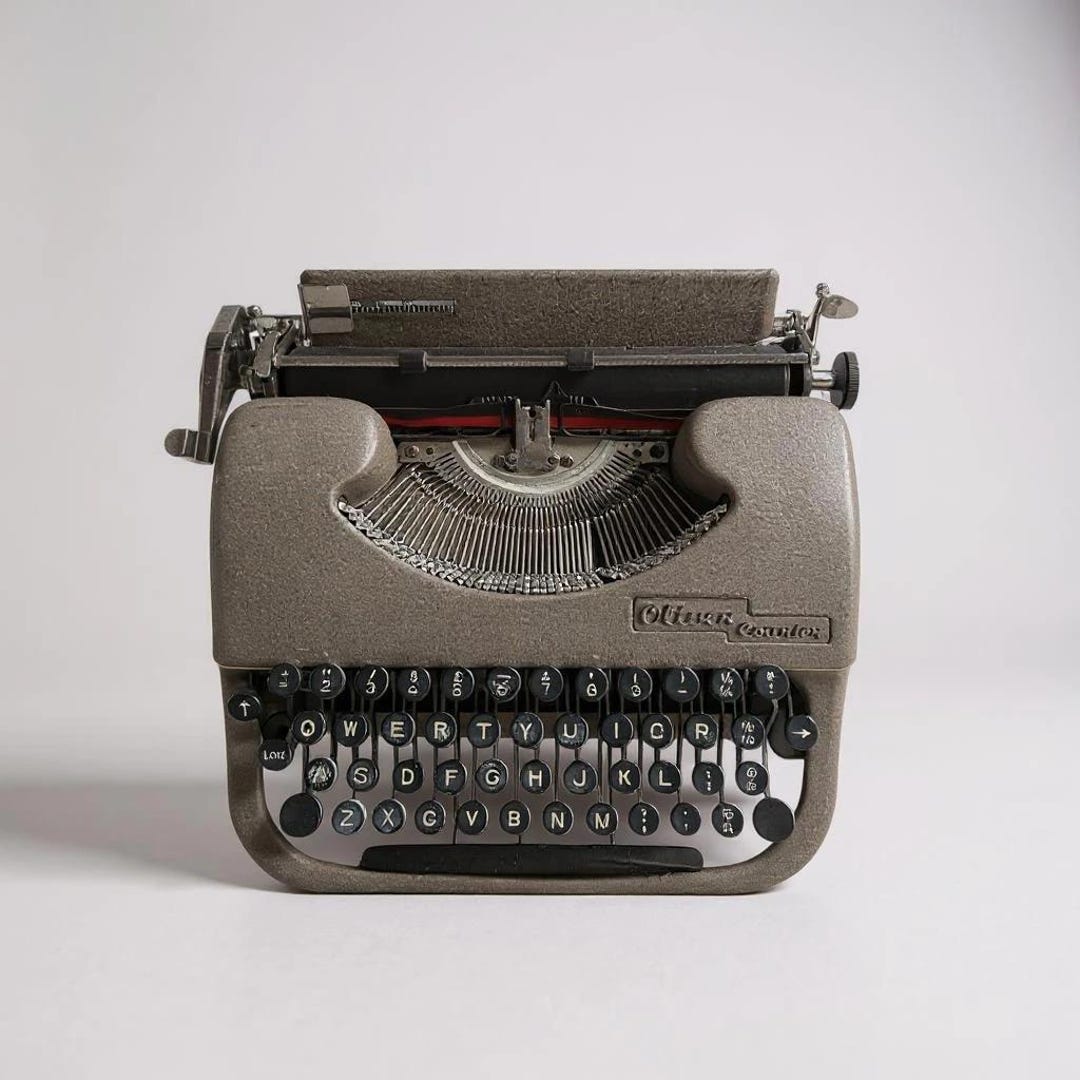 Vintage 1950s Oliver Courier Portable Mechanical Vintage Typewriter - Etsy