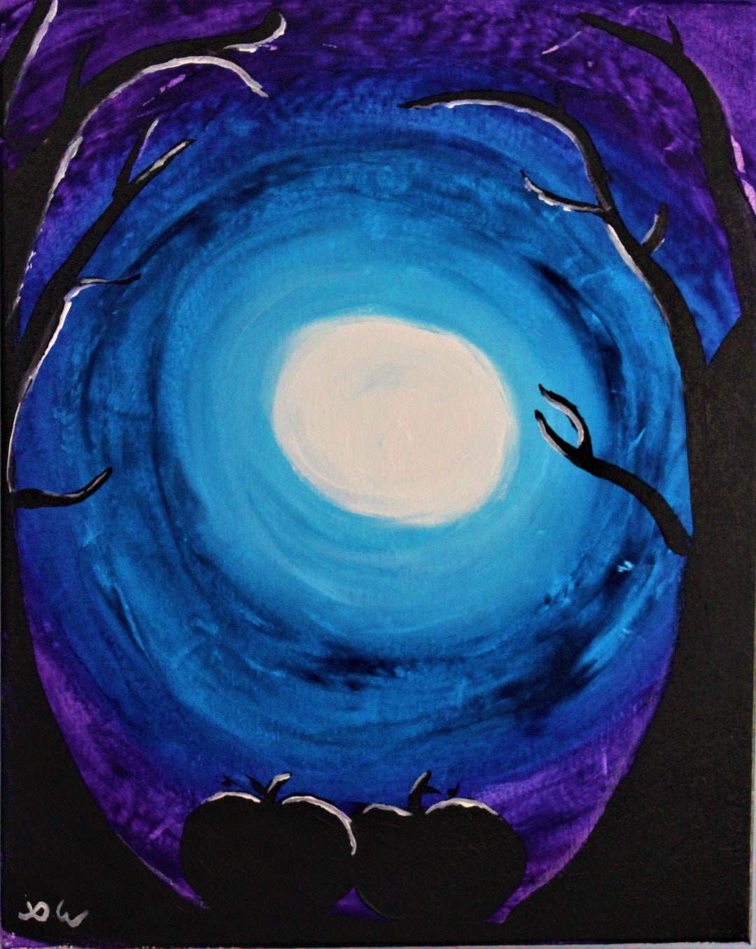 Midnight View Acrylic Painting Kit: Paint & Sip Party With Video - Etsy