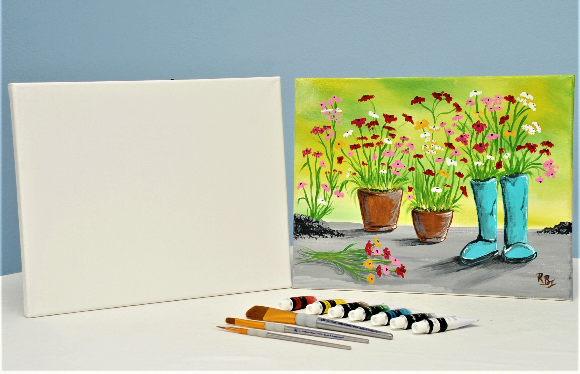 Adult Painting Kit - DIY Painting Kit - Spring Painting Kit - Paint and ...