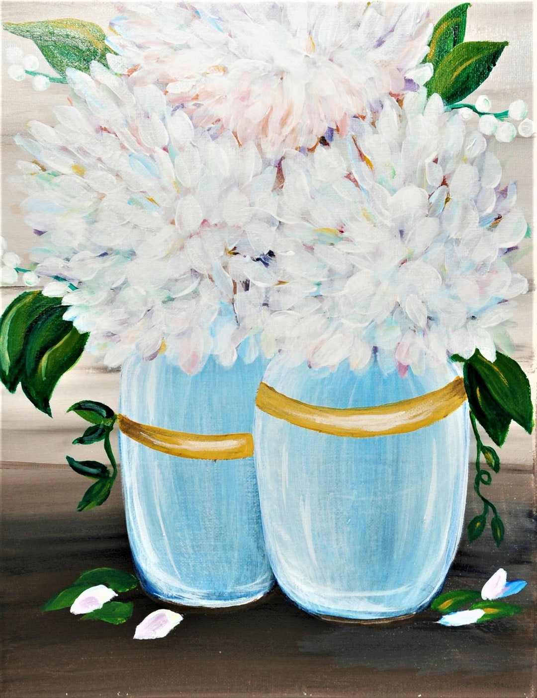 Adult Painting Kit - DIY Painting Kit - Flower Painting Kit - Paint and ...