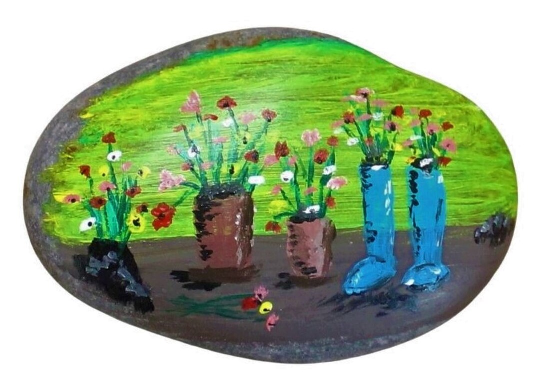 Rock Painting Kit DIY Crafts Kit DIY Paint Kit Sowing - Etsy