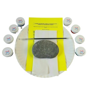 Rock Painting Kit - DIY Crafts Kit - DIY Paint Kit - Night at the Beach ...