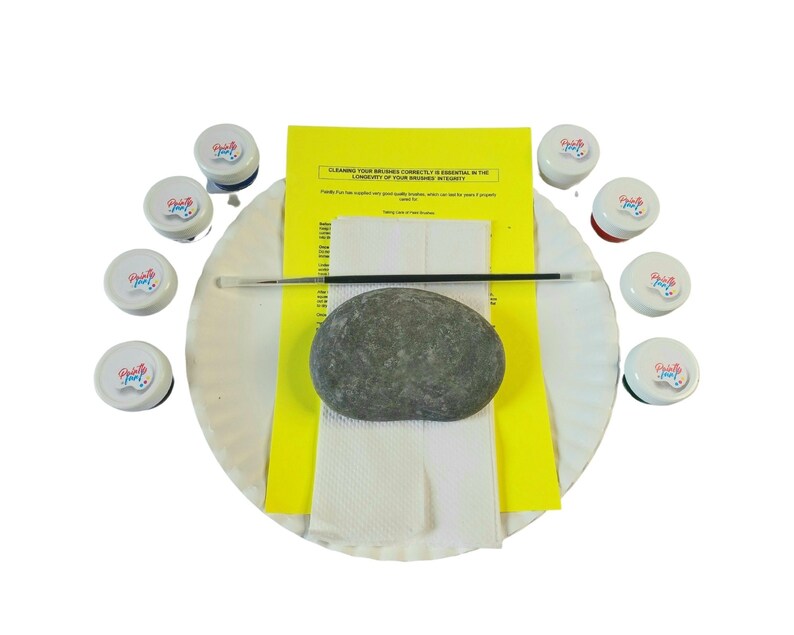 Rock Painting Kit - DIY Crafts Kit - DIY Paint Kit - Night at the Beach ...