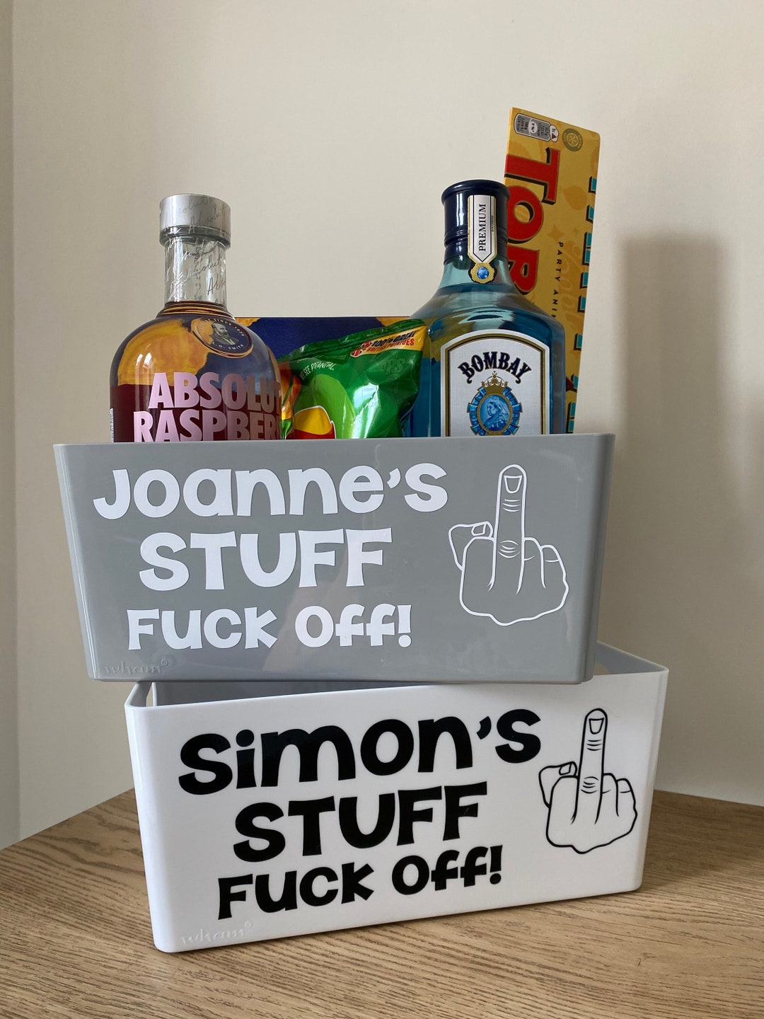 Personalised Funny Rude Snack Stuff Box Funny Novelty Gift Great for ...