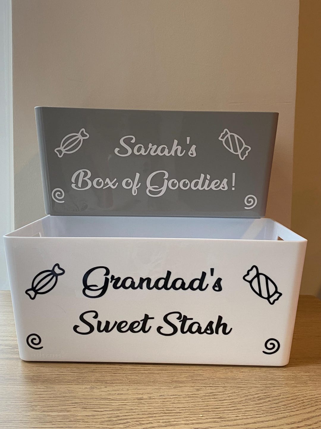 Personalised Snack Treat Box, Sweet Box, Box of Goodies, Sweet Stash ...