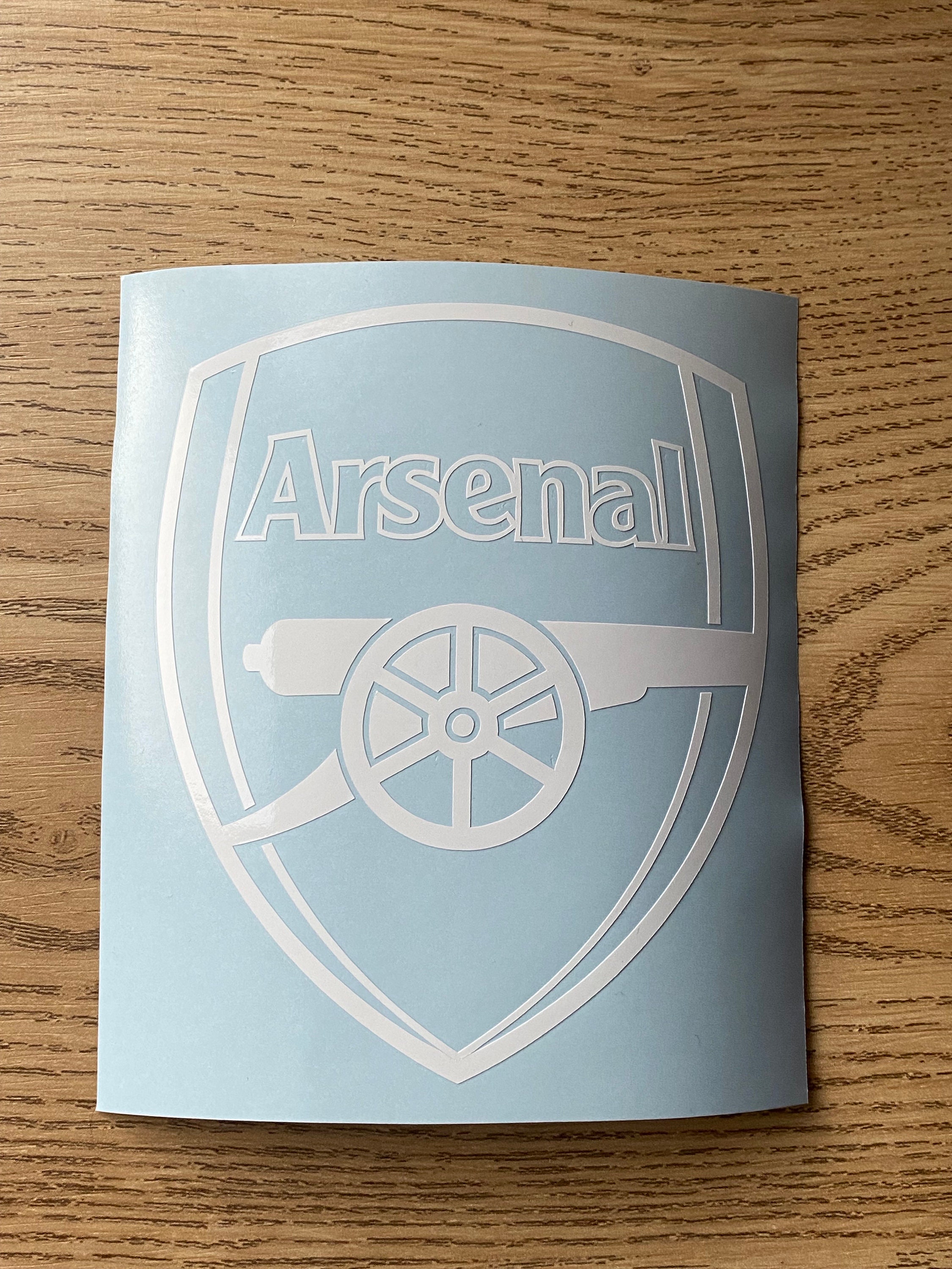 Arsenal Gunners Style Vinyl Decal Sticker Great for Balloons - Etsy UK