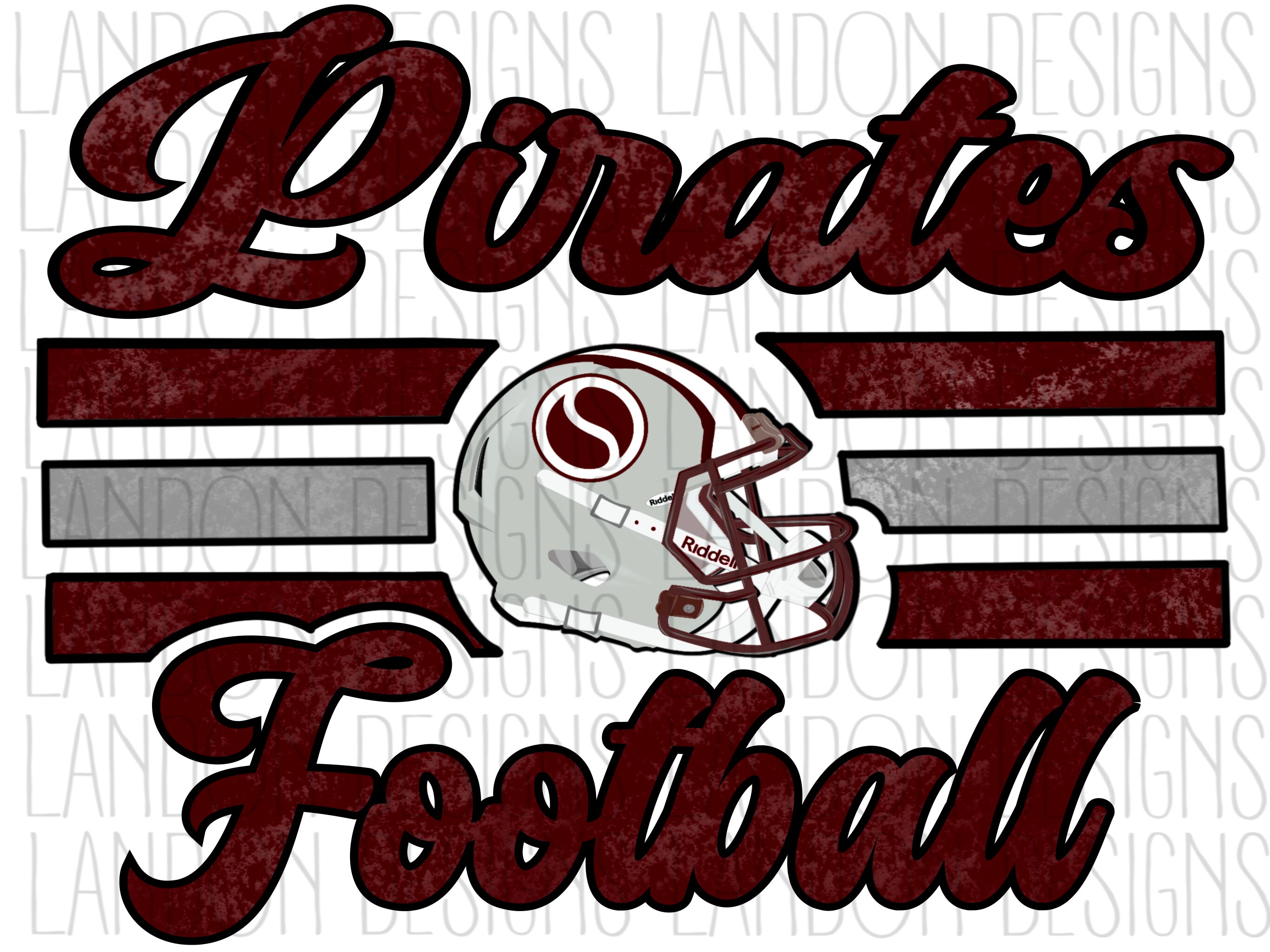 Pirate Football Logo