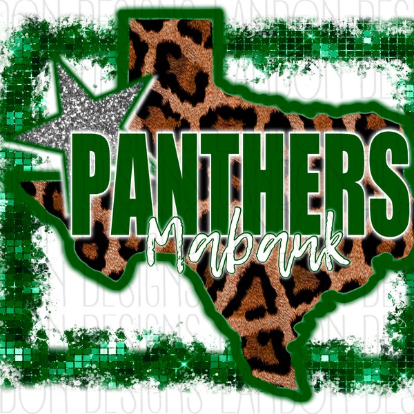 Mabank Panthers Svg - Etsy