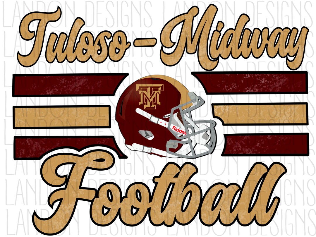 Warrior Pride Football Vintage Tuloso Midway - Etsy