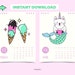 Printable Cute Unicorn Calendar 2021 Calendar for Planner Calendar ...