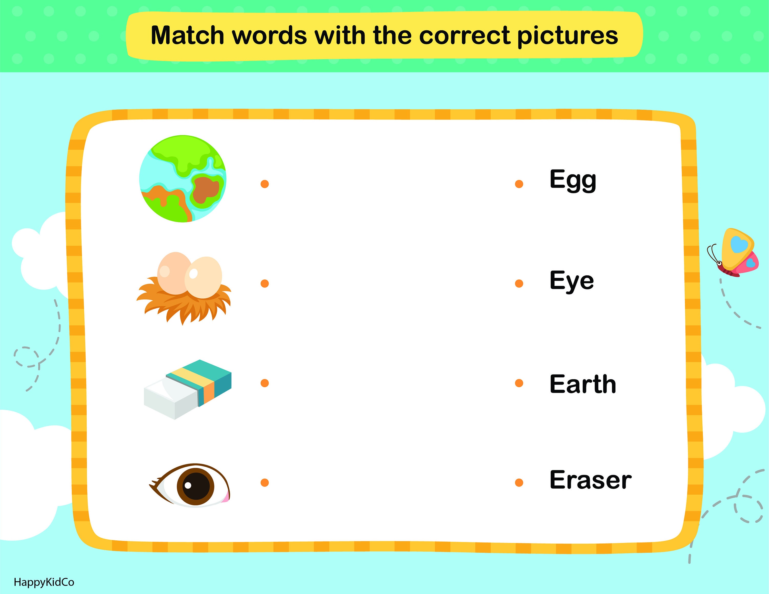 26 Matching Words Activity Worksheetseducationschool Printable With ...