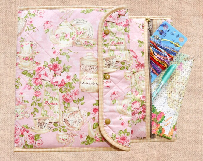 Lucy Cross-stitch Storage Folder Rose Unique Exclusive Design by ...