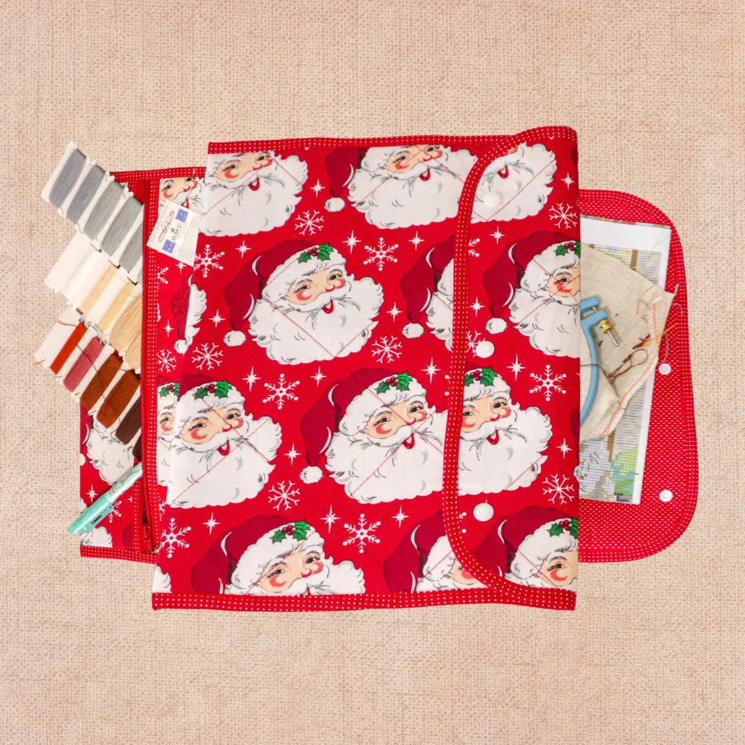 Lucy Cross-stitch Storage Folder Bag | Unique Exclusive Design by ...