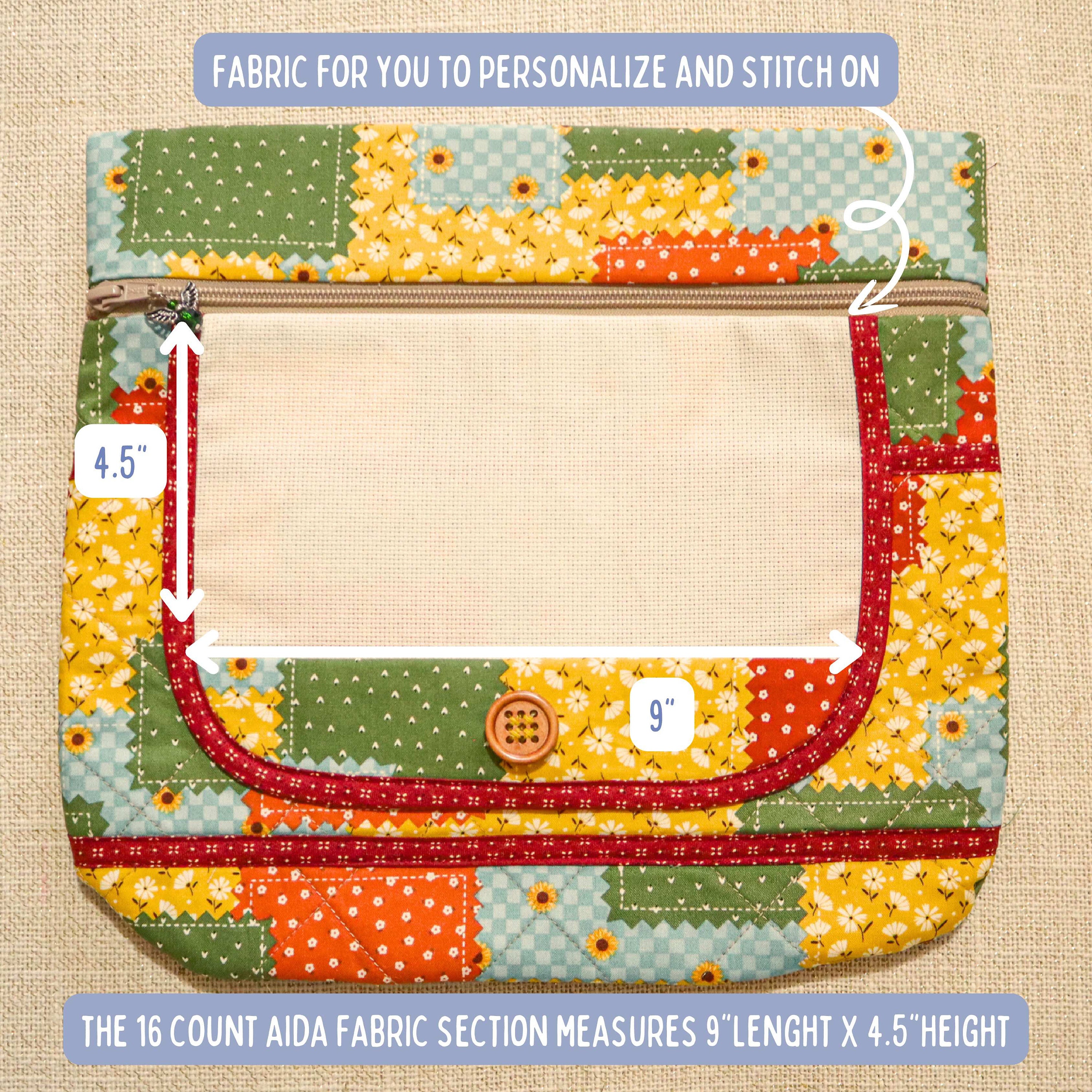 Lola Project Bag | Personalize Your Bag With the Aida Fabric Attatched ...