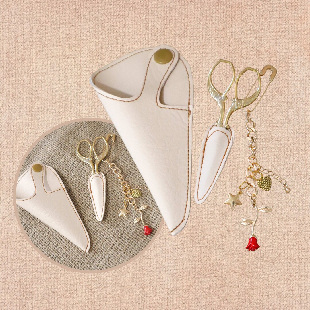 Embroidery 3 Peice Scissor Kit Scissor Sheath Sleeve - Etsy