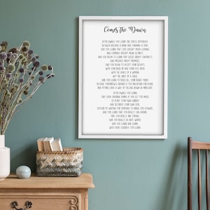 Comes the Dawn Poem - Etsy
