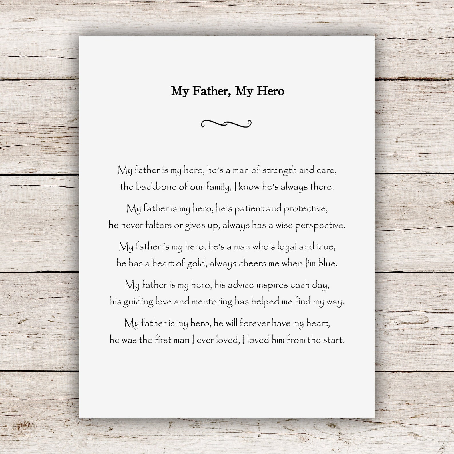 Instant Download - Father of the Bride Wedding Gift - Poem for Dad ...