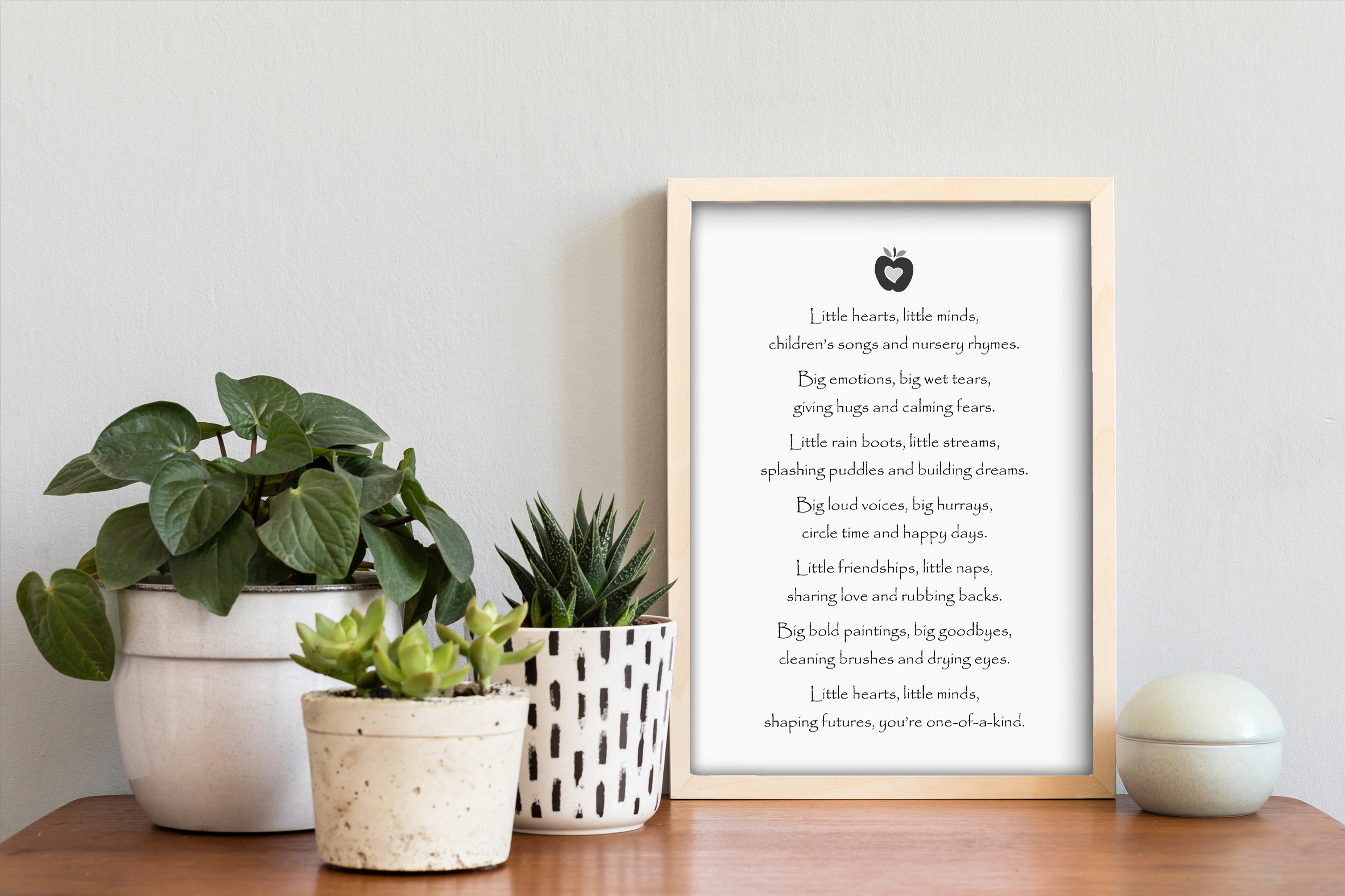 Instant Download - Gift for Preschool - Caregiver Thank You Poem ...