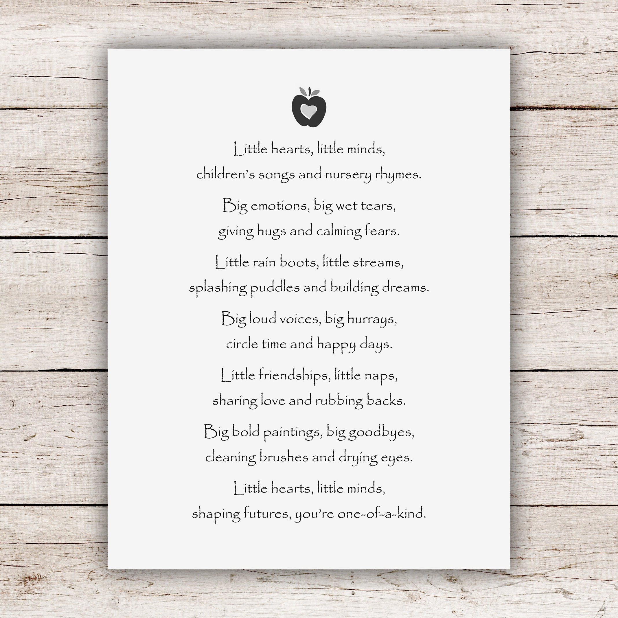 Parent Volunteer Thank You Poem