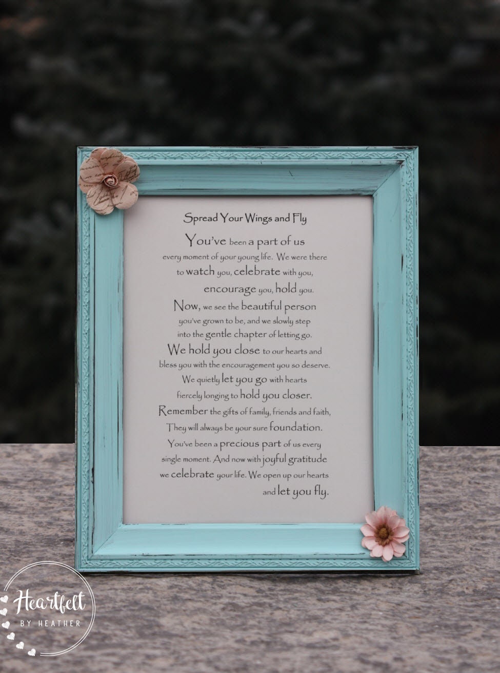 Personalized Graduation Poem Art Print - Printable Digital Download ...