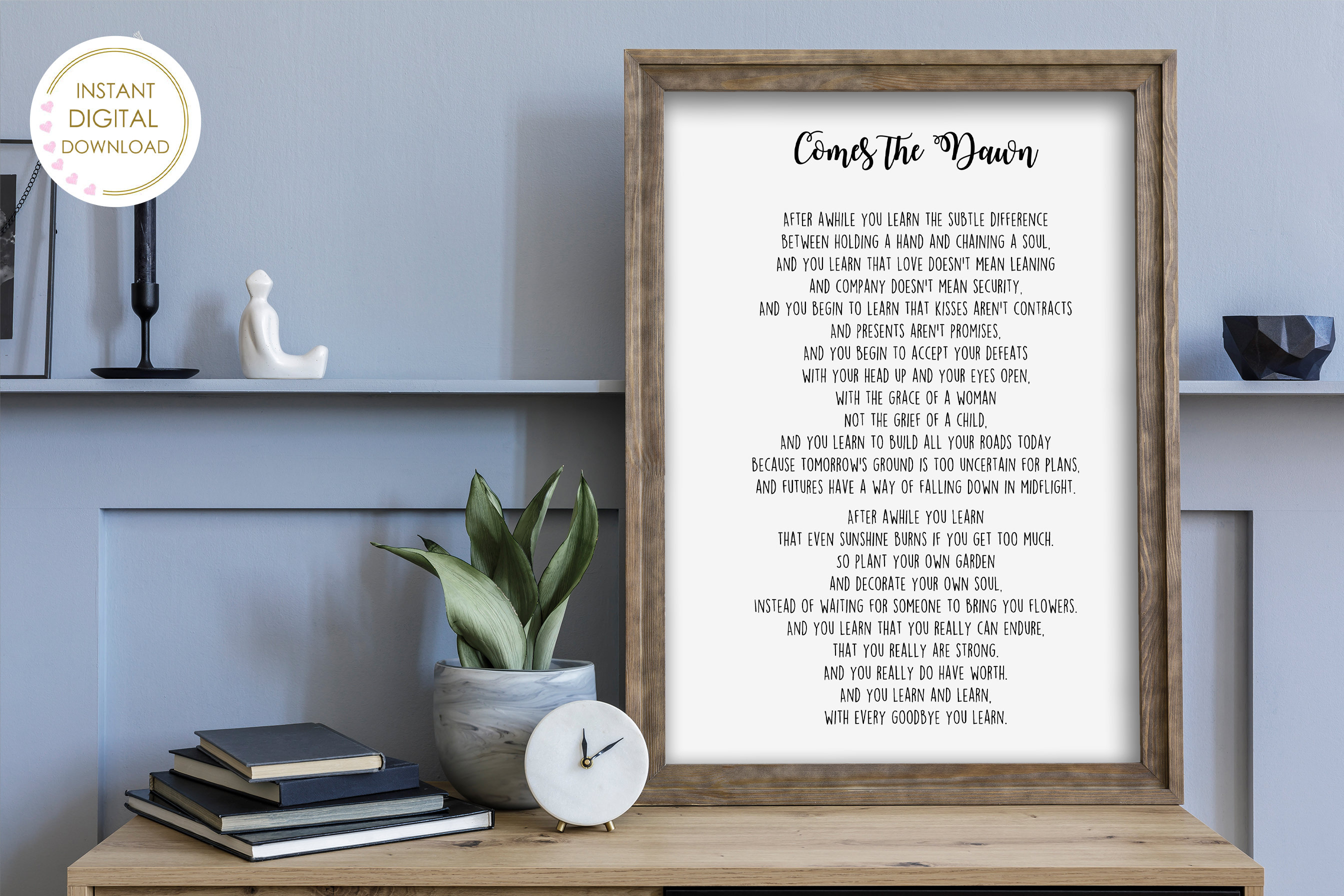 Instant Download - Gift From Mom to Daughter Printable - Teen Daughter ...