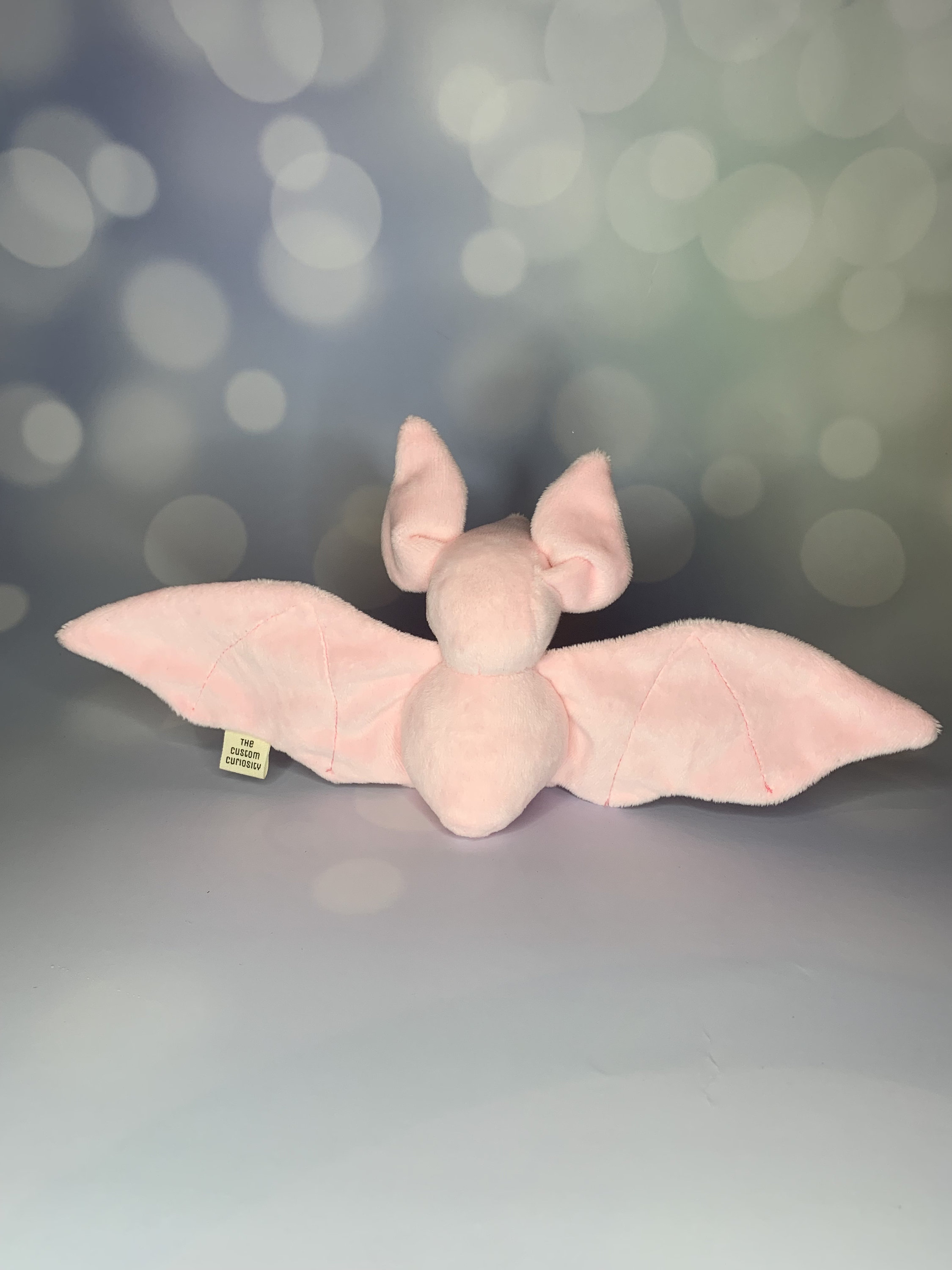 Cute Pink Bat, Handmade Plushie, Stuffed Animal, Toy, Collectible ...