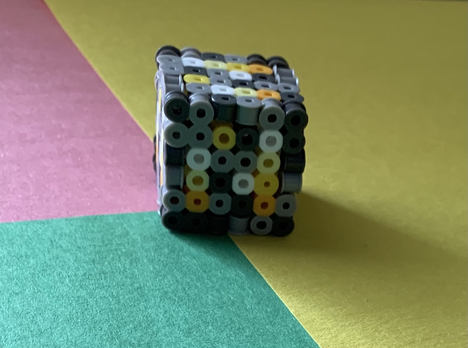 3d Perler Bead Minecraft Bee and Gold Ore - Etsy