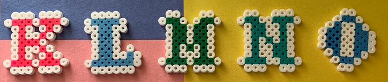 Perler Bead Alphabet Sprites - Etsy