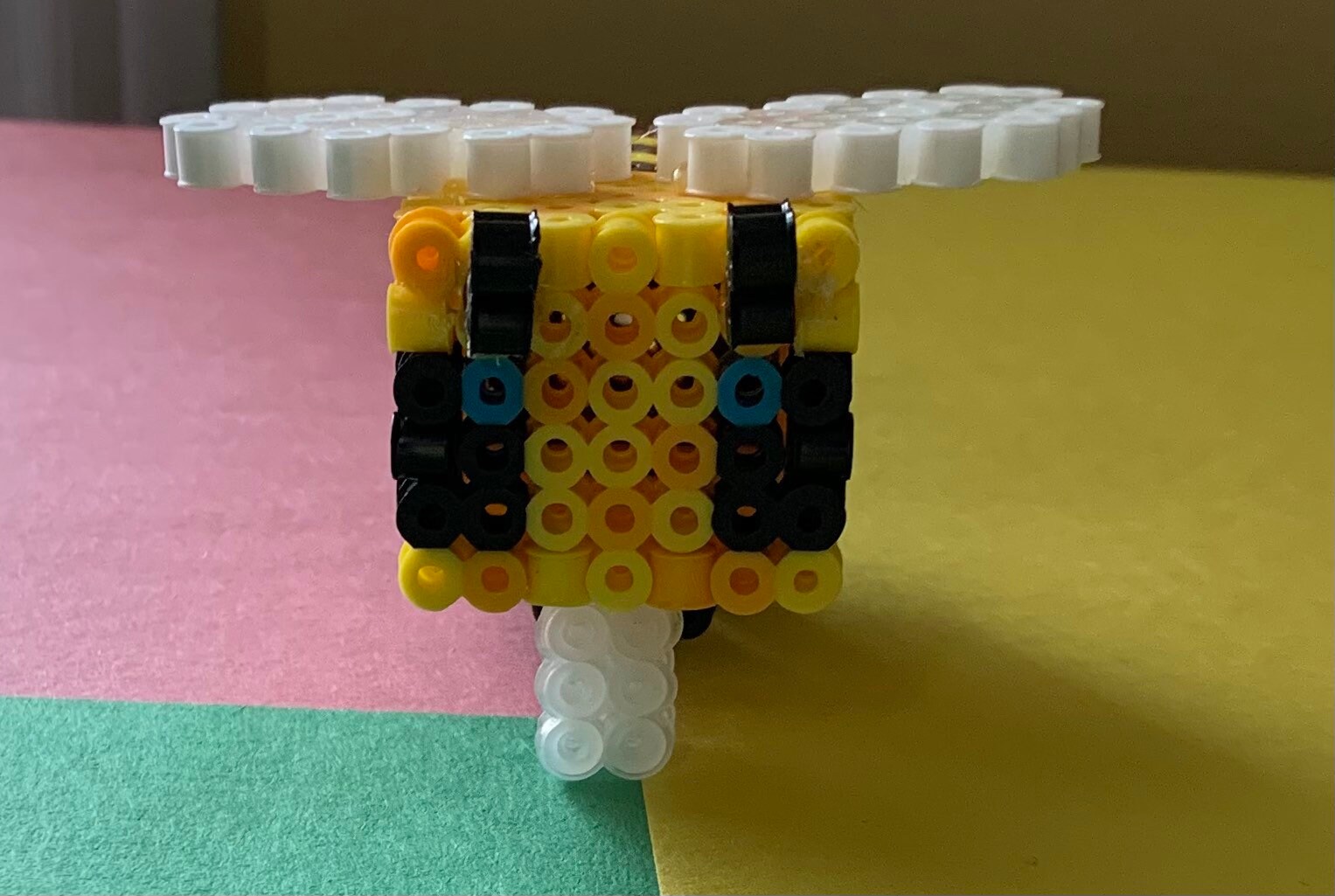 3d Perler Bead Minecraft Bee and Gold Ore - Etsy