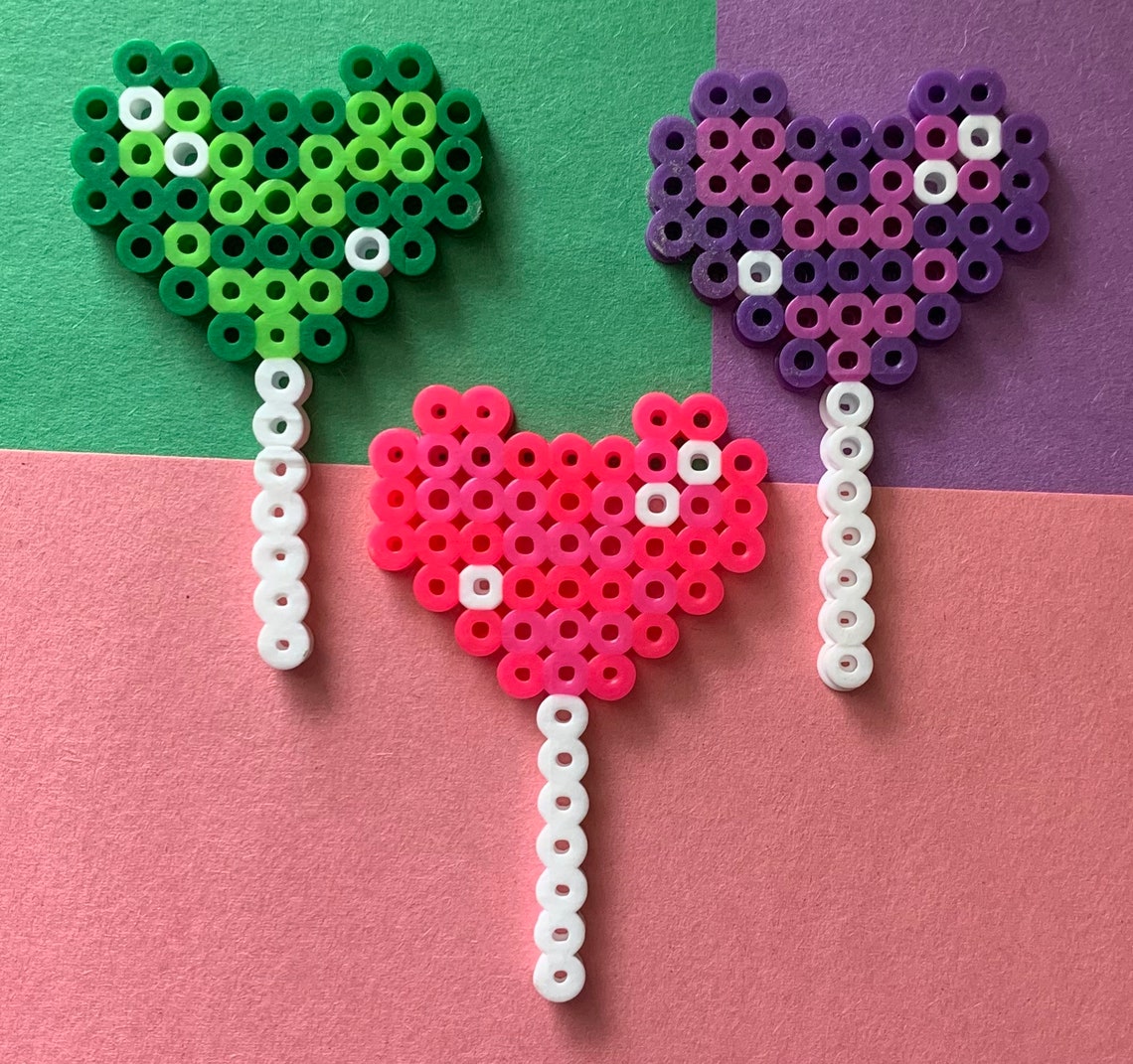 Perler Bead Lollipops - Etsy