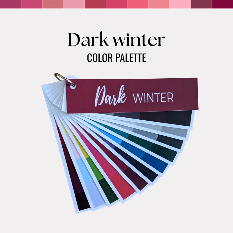 Winter Color Swatches - Etsy