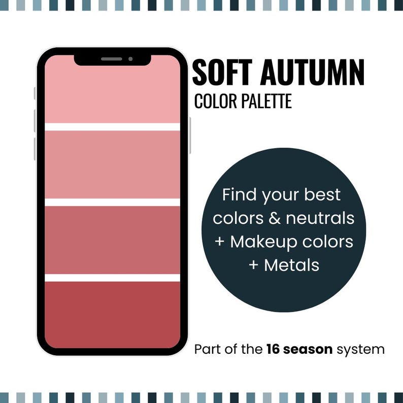 Soft Autumn Color Palette - 48 Hex Codes for Personal Color Analysis ...